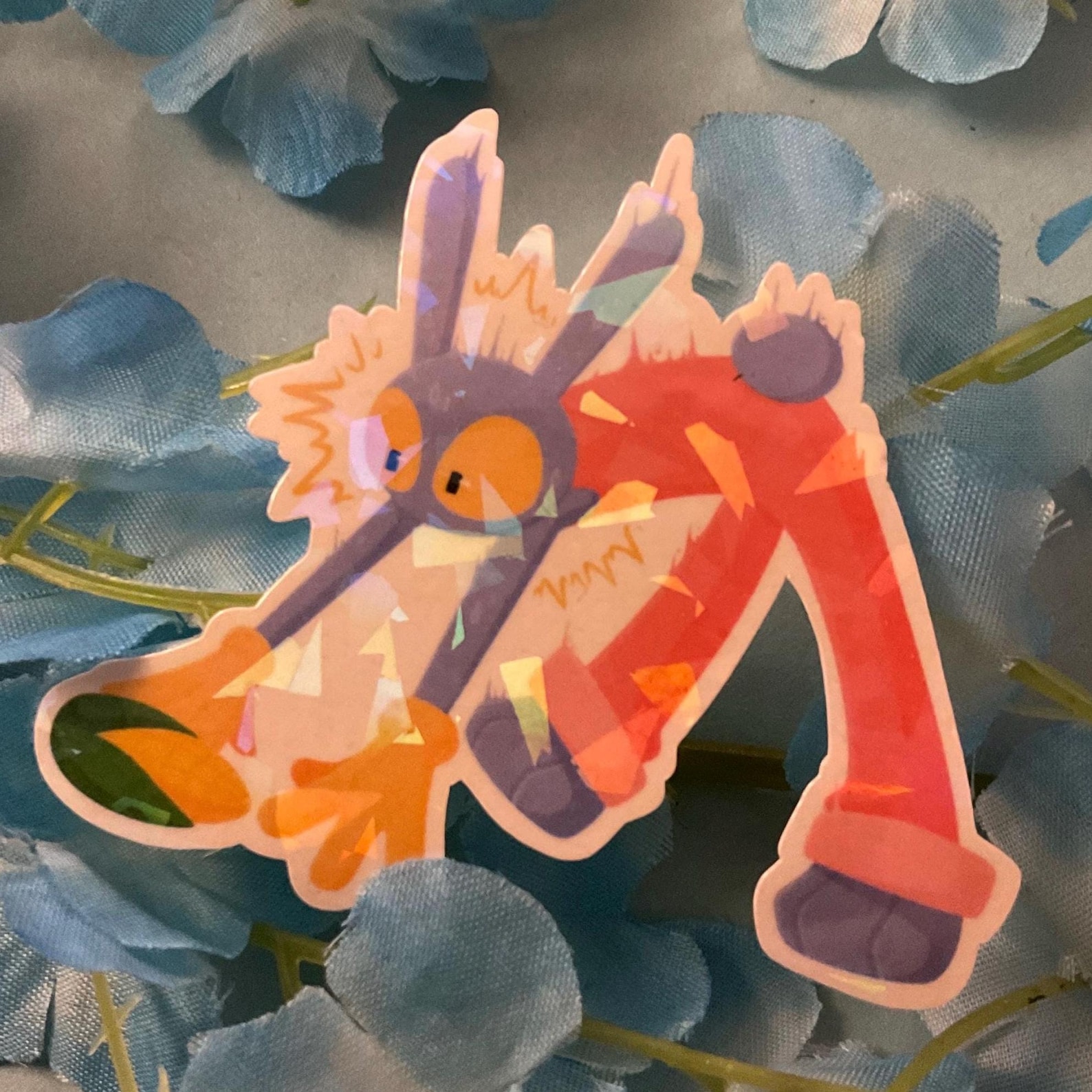 The Amazing Digital Circus Jax Holographic Sticker - Etsy UK