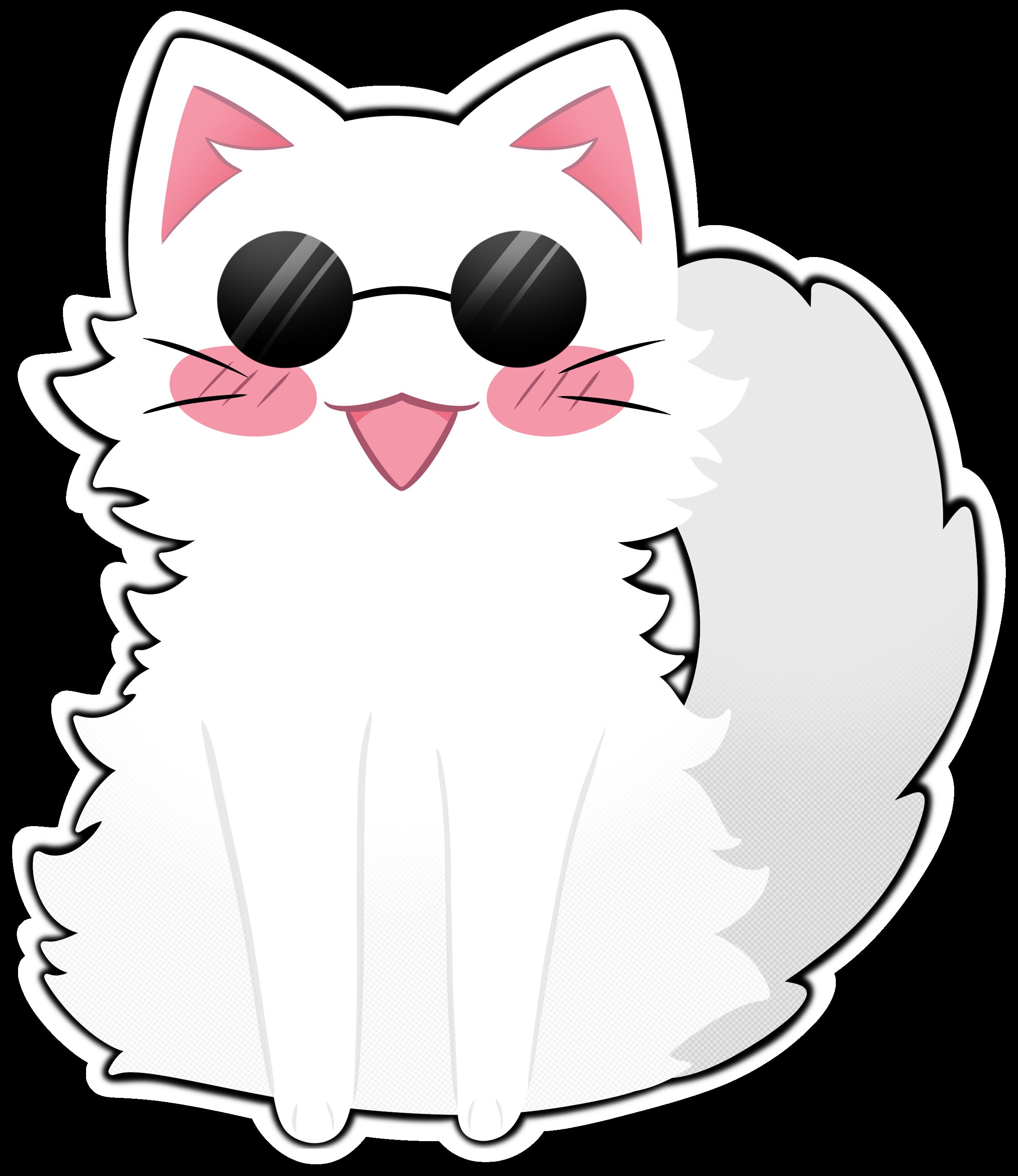 Jujutsu Kaisen Shiny Gojo Cat Sticker - Etsy