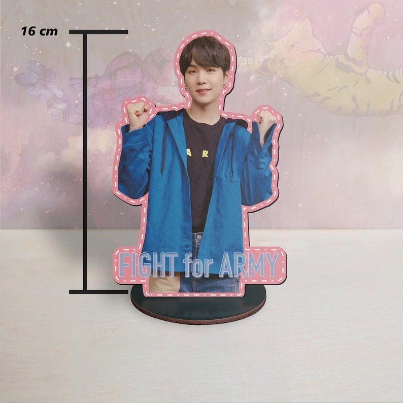 Bangtan Wooden Standee Jimin Jungkook Taehyung Yoongi Jin RM - Etsy