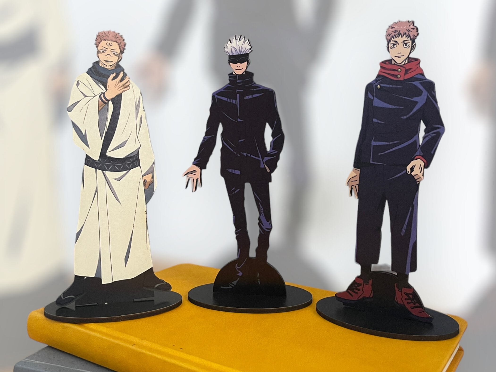JK Anime 2D Wooden Standee Sakuna Gojo Yuji - Etsy