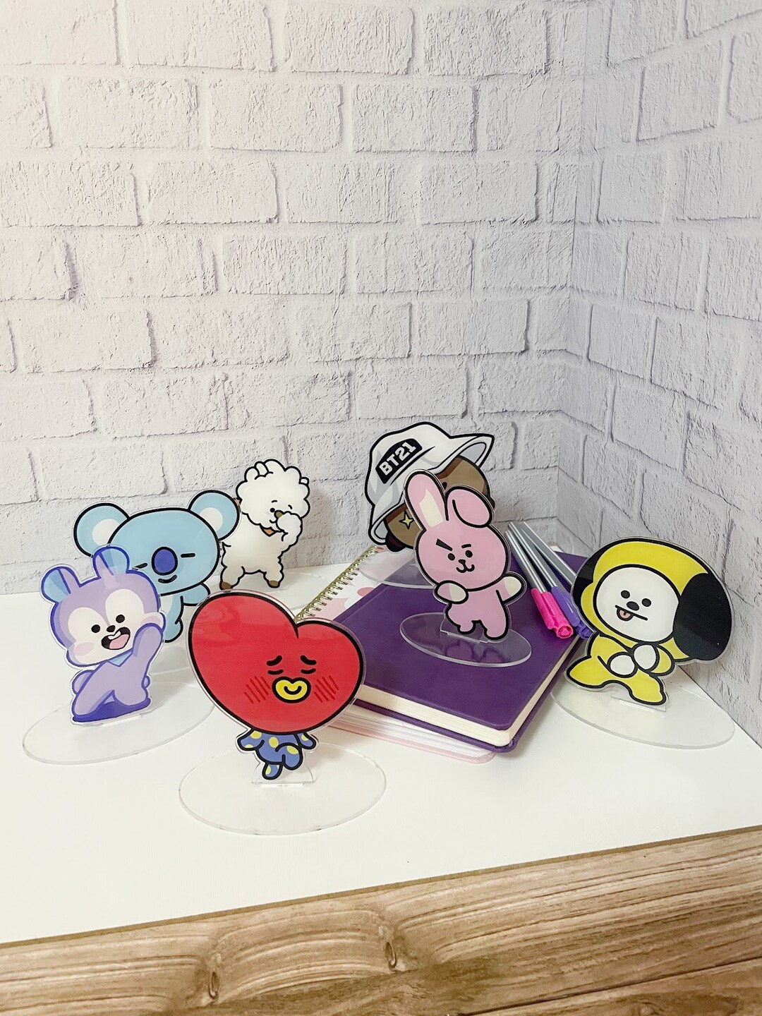 Bangtan Chibi Characters Acrylic Standee - Etsy
