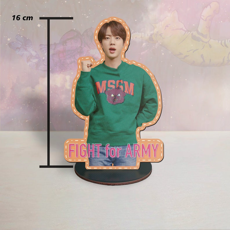 Bangtan Wooden Standee Jimin Jungkook Taehyung Yoongi Jin RM - Etsy