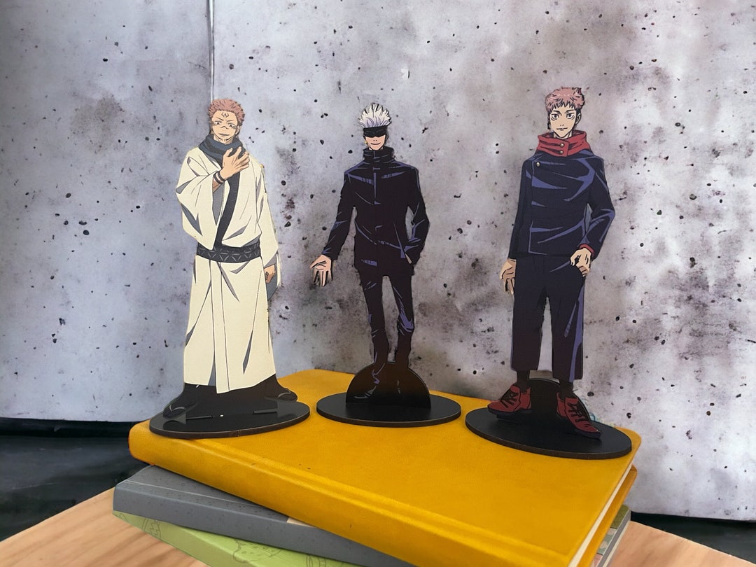 JK Anime 2D Wooden Standee Sakuna Gojo Yuji - Etsy UK