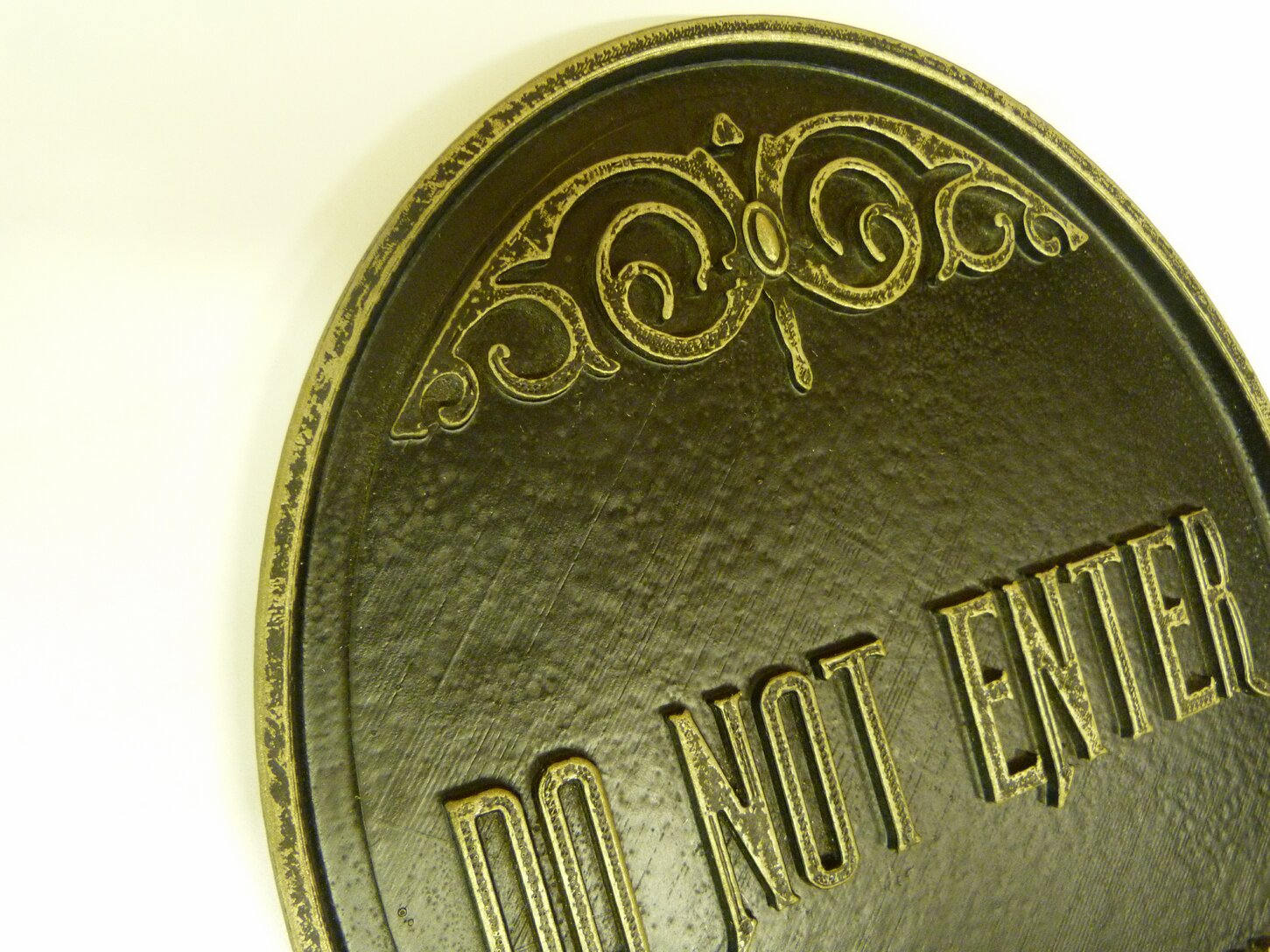 Disney Prop Haunted Mansion Attraction Do Not Enter Plaque - Etsy