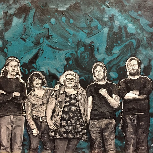 Acrylic Band Painting - Etsy