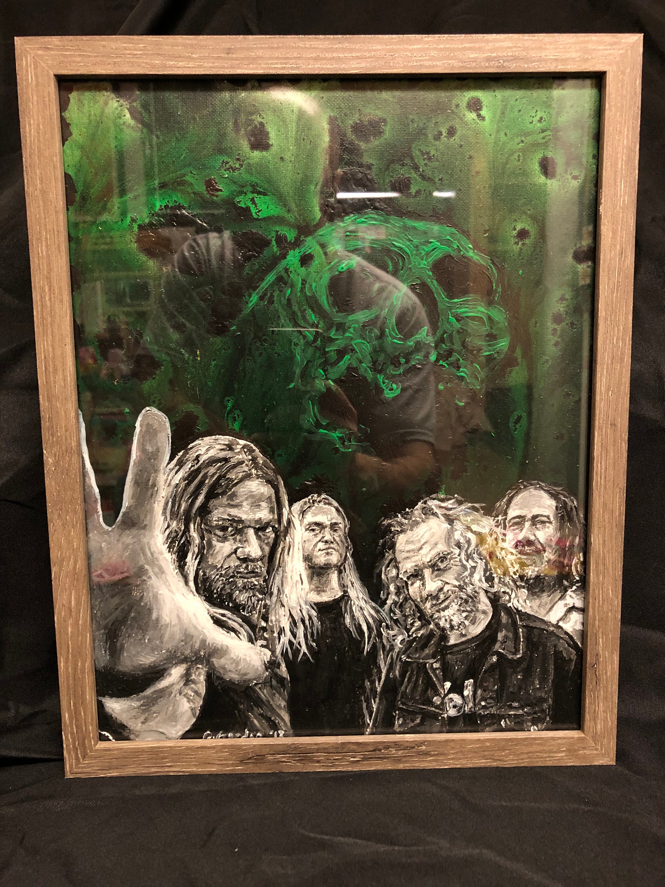 Corrosion of Conformity- COC Band Portrait- Original 11"x14" Framed ...