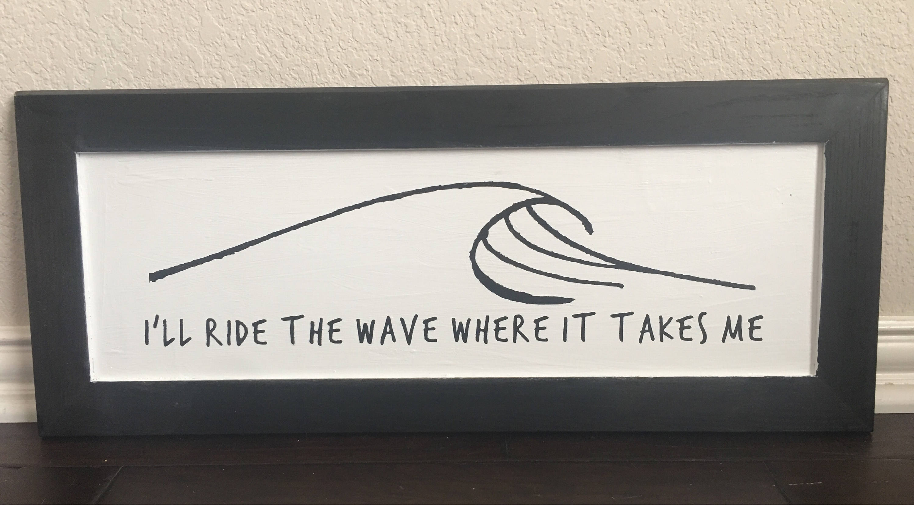 Pearl Jam I'll Ride the Wave Where It Takes Me Wooden - Etsy