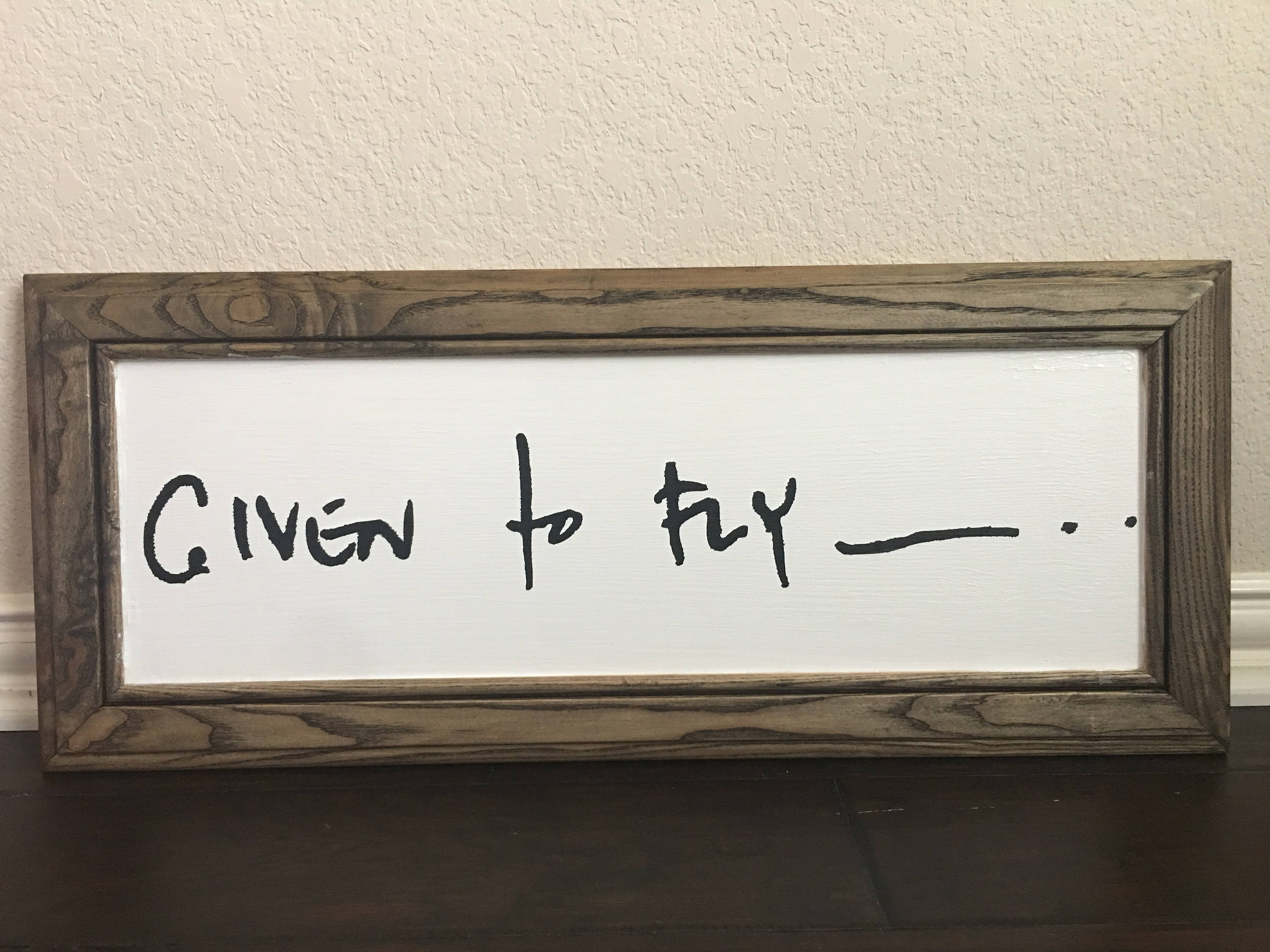 Pearl Jam Given to Fly Sign Inspired by EV - Etsy