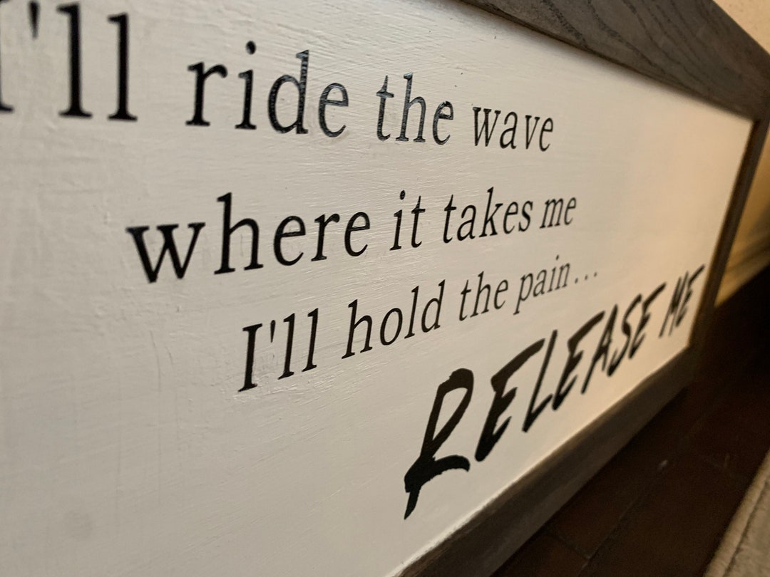 Pearl Jam | "release" Wood Sign - Etsy