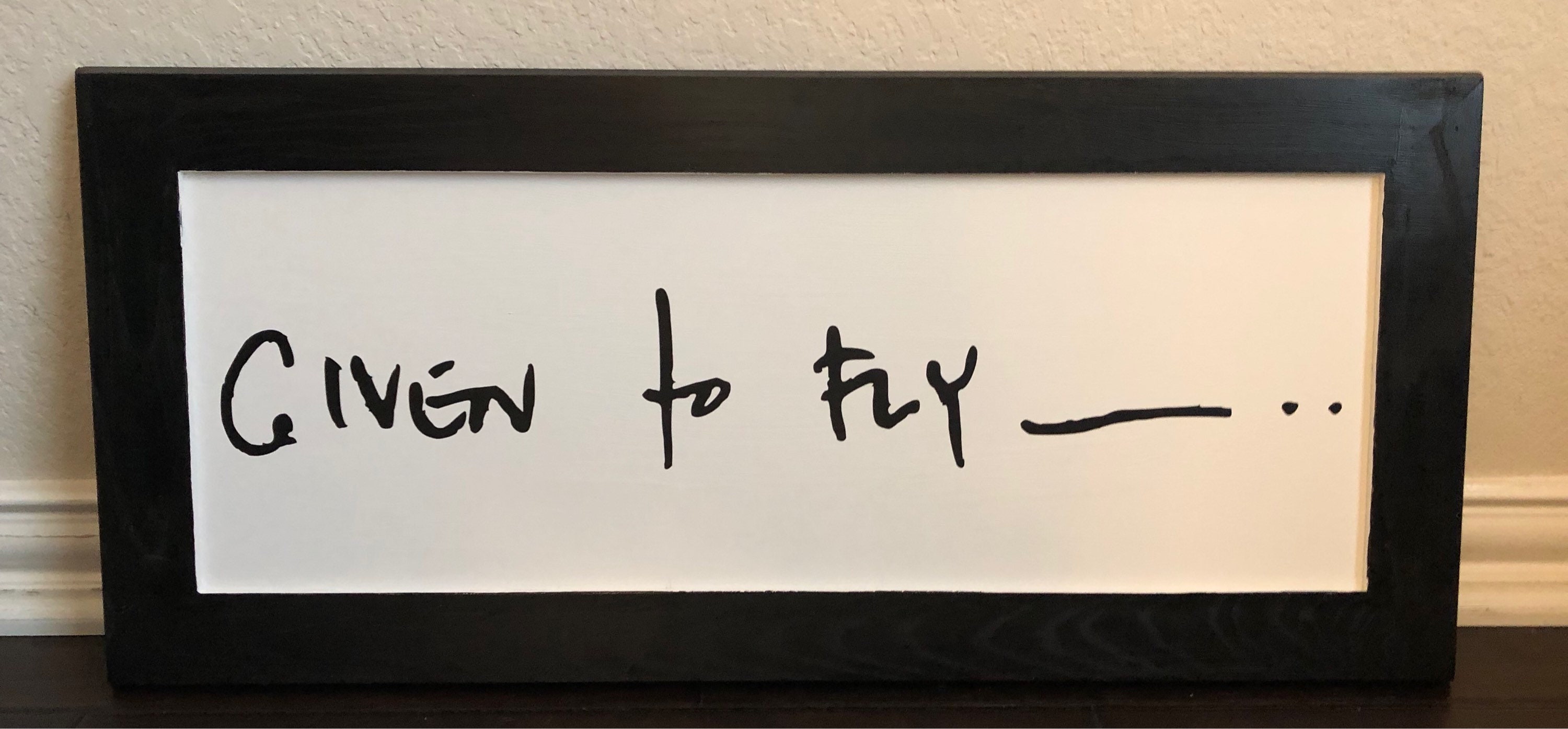 Pearl Jam Given to Fly Sign Inspired by EV - Etsy