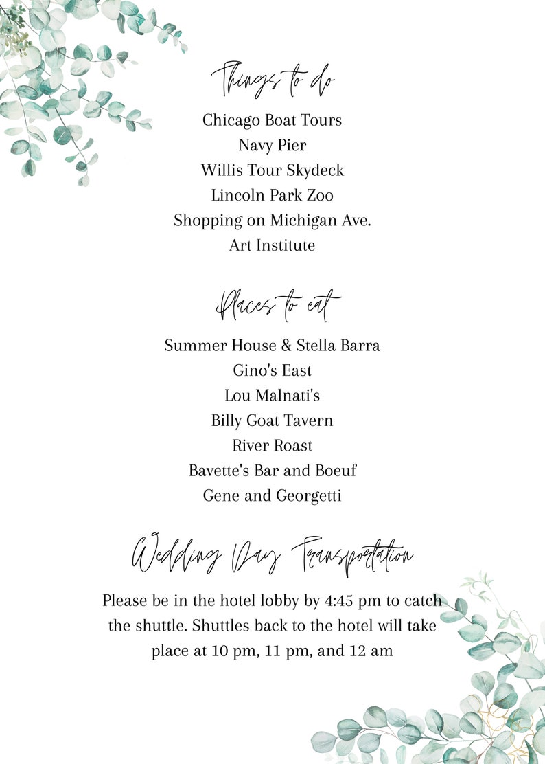 Editable Welcome Letter Card Welcome Note Wedding Gift Bag - Etsy