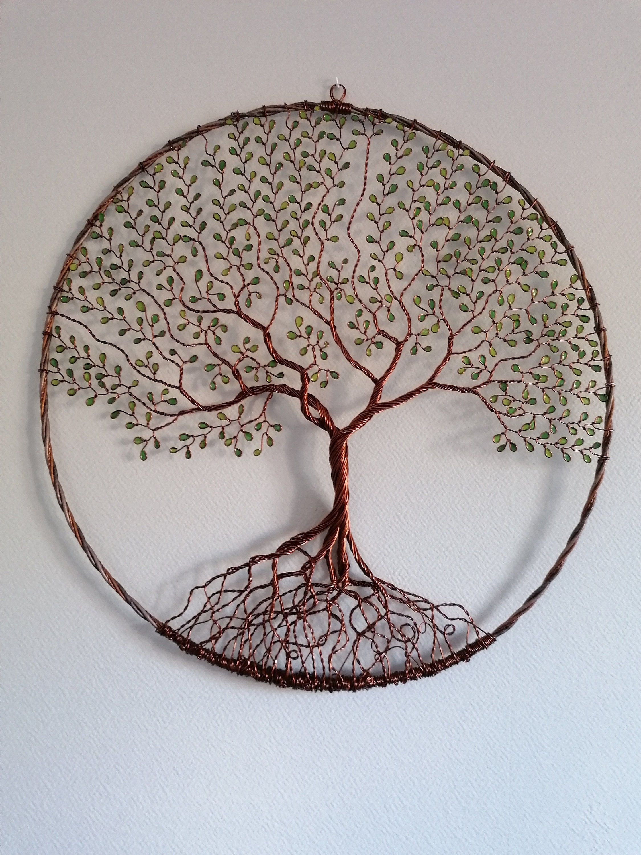 Tree of Life Decoration. Copper Aluminium Wire. Handmade. Original Gift ...