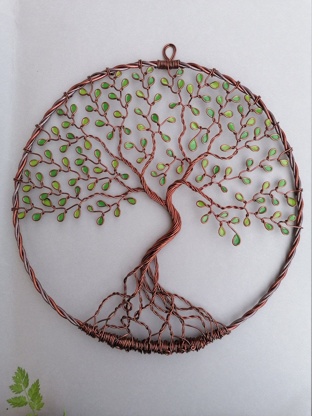 Tree of Life Decoration. Copper Aluminium Wire. Handmade. Original Gift ...