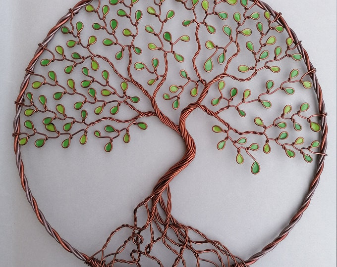 Tree of Life Decoration. Copper Aluminium Wire. Handmade. Original Gift ...