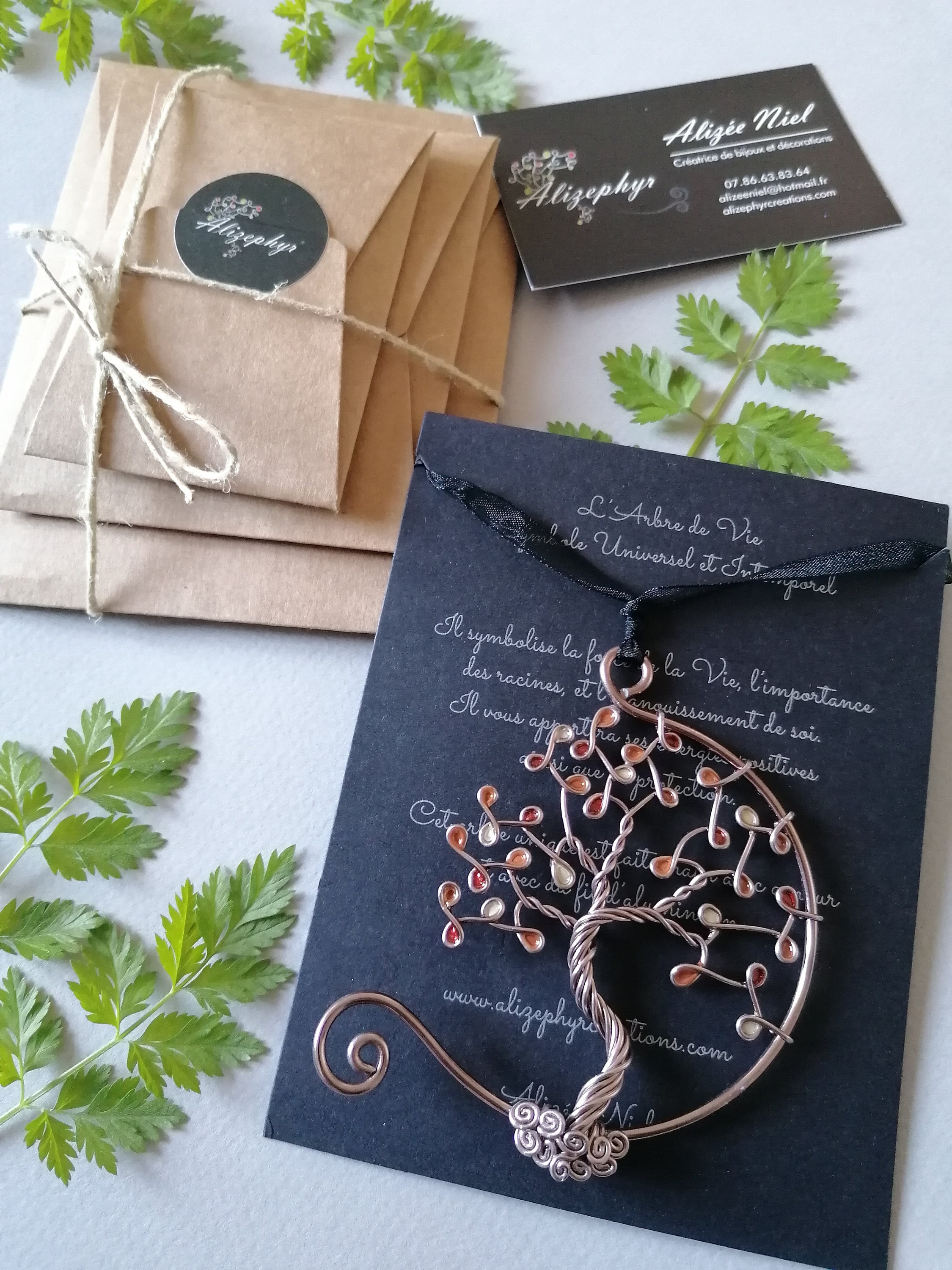 Tree of Life to Hang. Light Brown Aluminium Wire. Handmade. Original ...