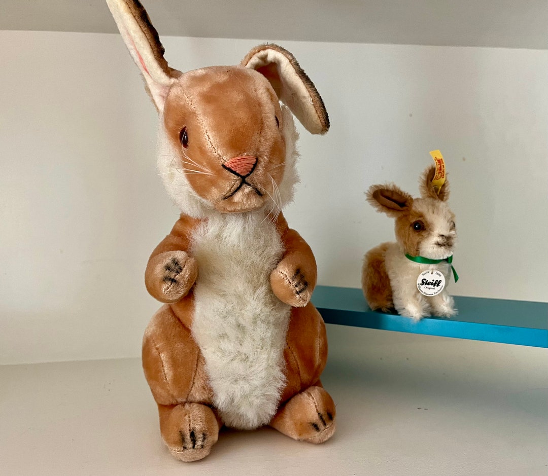 Vintage Steiff Germany and Japan Plush Bunny Rabbit Toy Animal. Easter ...
