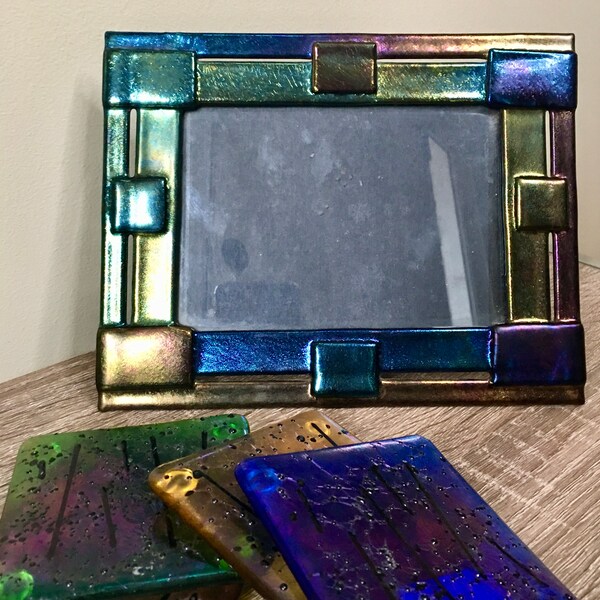 Fused Glass Coasters - Etsy