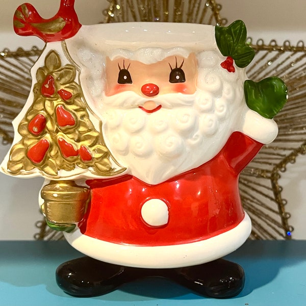 Napco Santa Figurine - Etsy