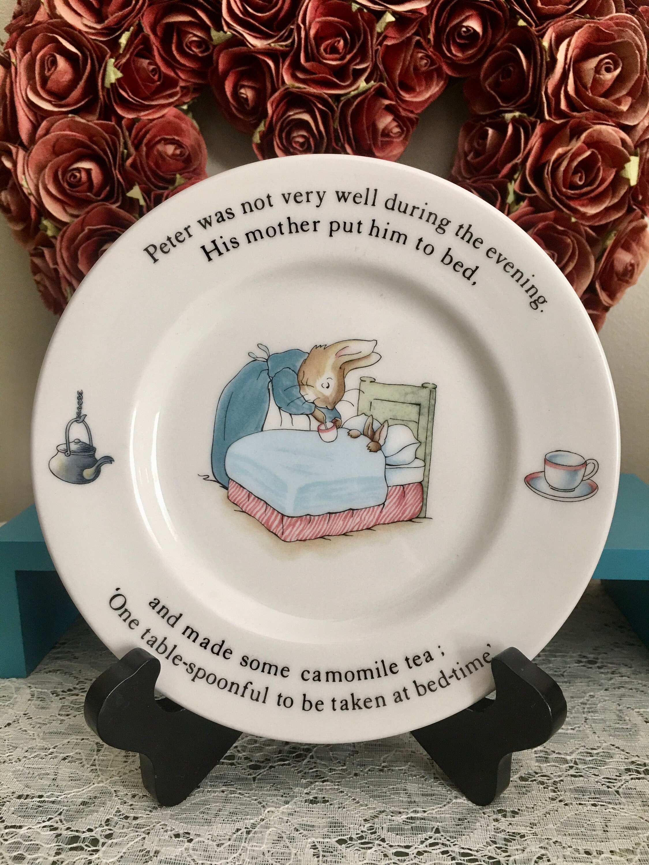 Peter Rabbit Plate Canister Paperweight Soap Dish. Wedgwood - Etsy