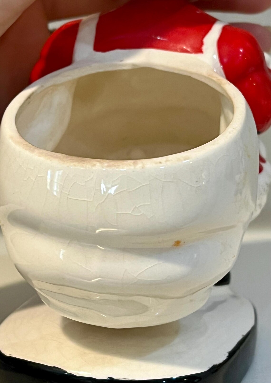 Japan Bobblehead Santa Claus Figurine Planter. Ceramic Bobble Head ...