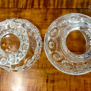 LE Smith Clear Moon and Stars Fairy Lamp. Two Piece Glass Fairy Light ...