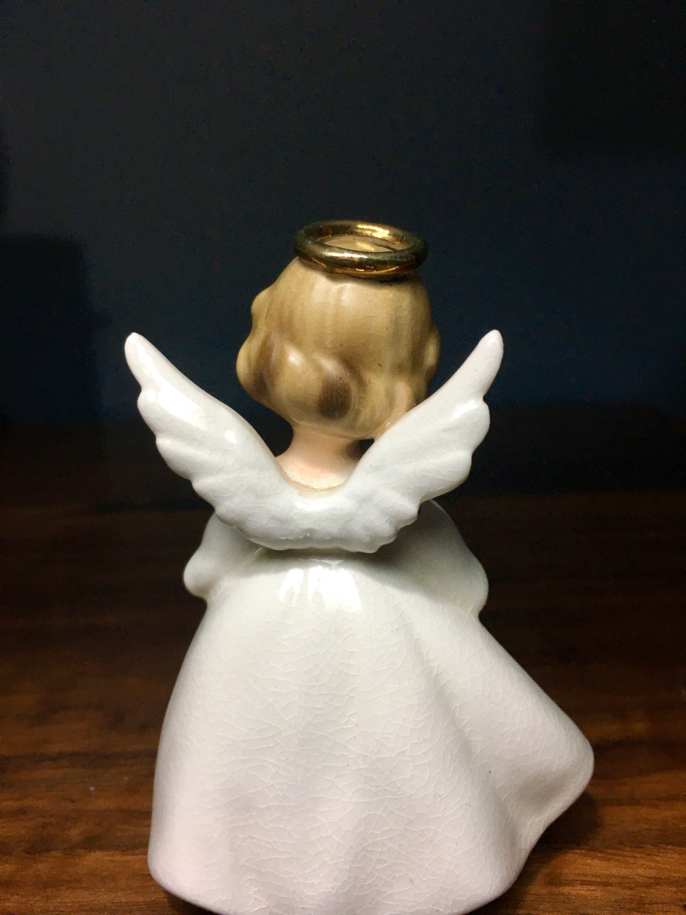 Enesco July Girl Angel Figurine. Ceramic Porcelain Birthday Month Angel ...