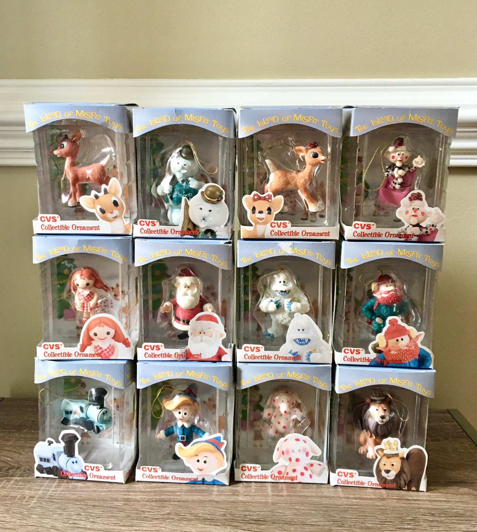 Island of Misfit Toys 1999 Enesco CVS Ornaments. Rudolf, Yukon ...