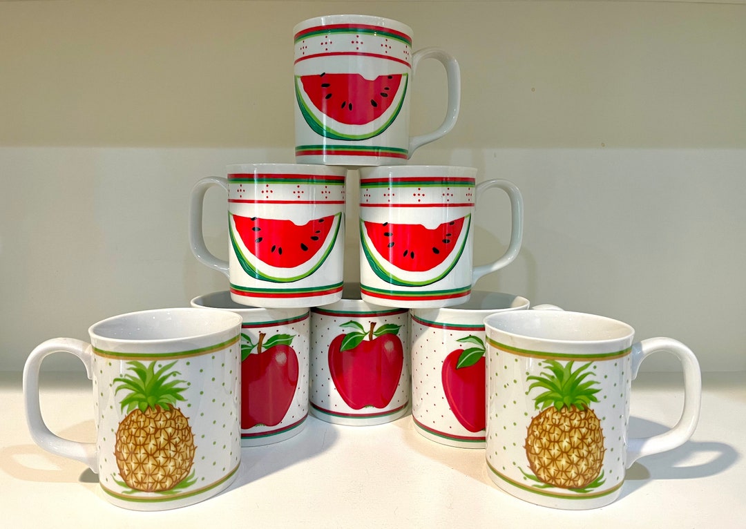 Curzon Pineapple, Watermelon, Apple Mug. Made in Korea. Sold Separately ...