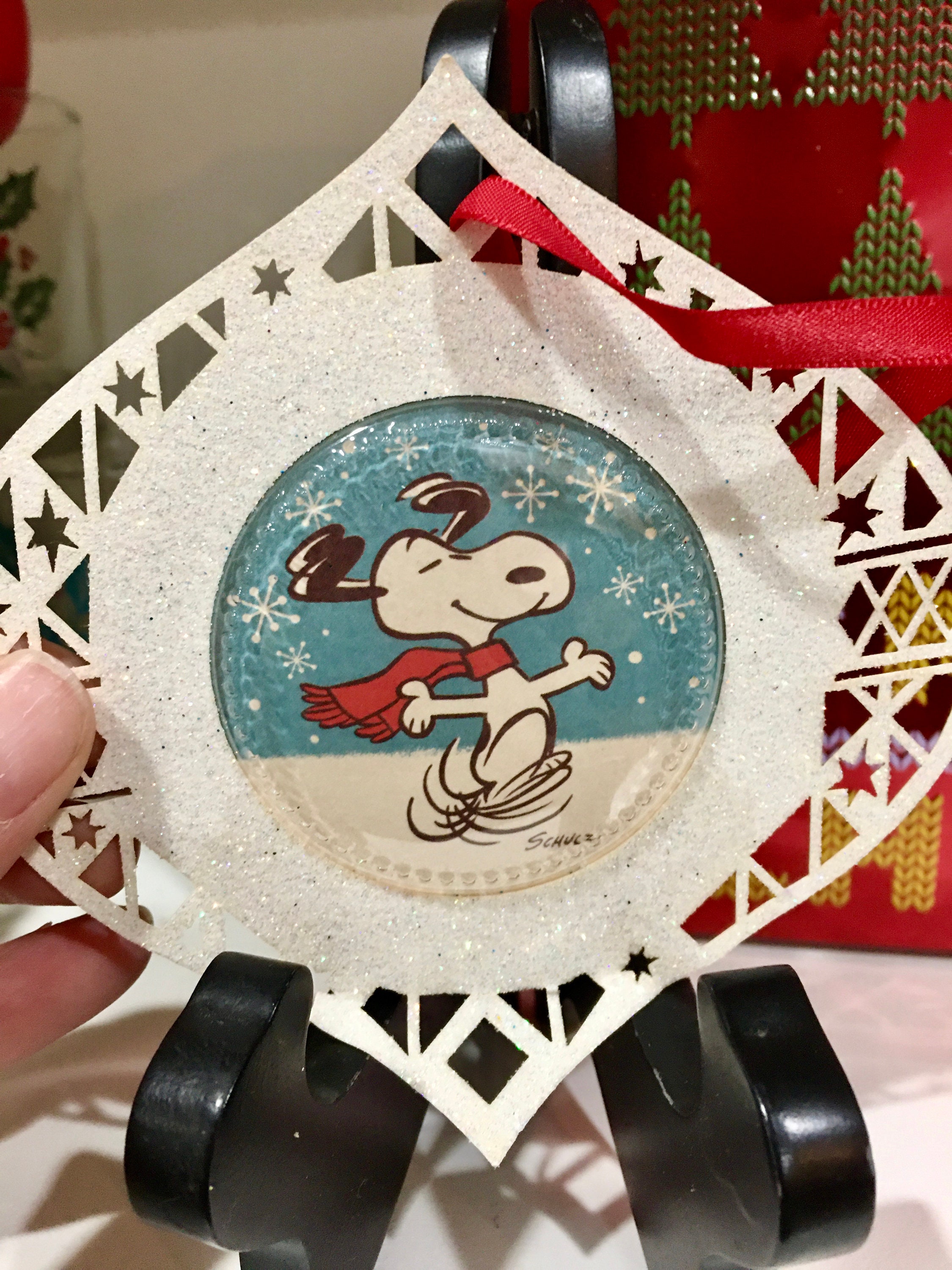 Snoopy Peanuts Ornament and Tin Lot. Whitman's Tin - Etsy