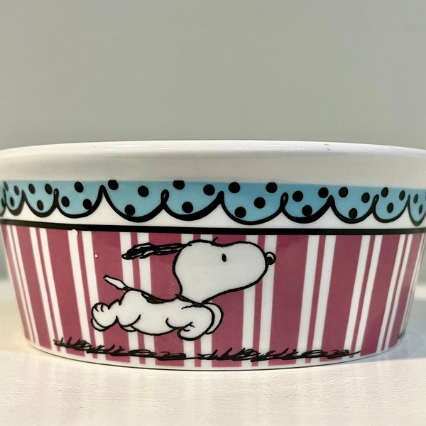 Snoopy Ceramic Bowl - Etsy