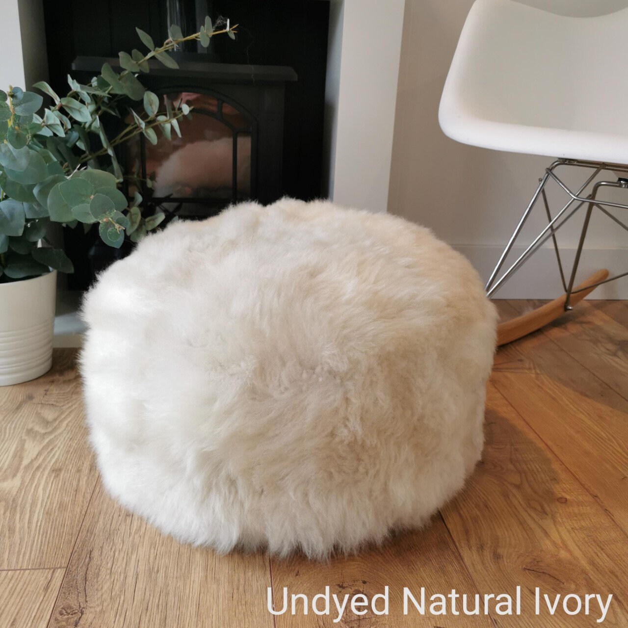 Luxury Organic Handmade British Sheepskin Pouffe - Etsy UK