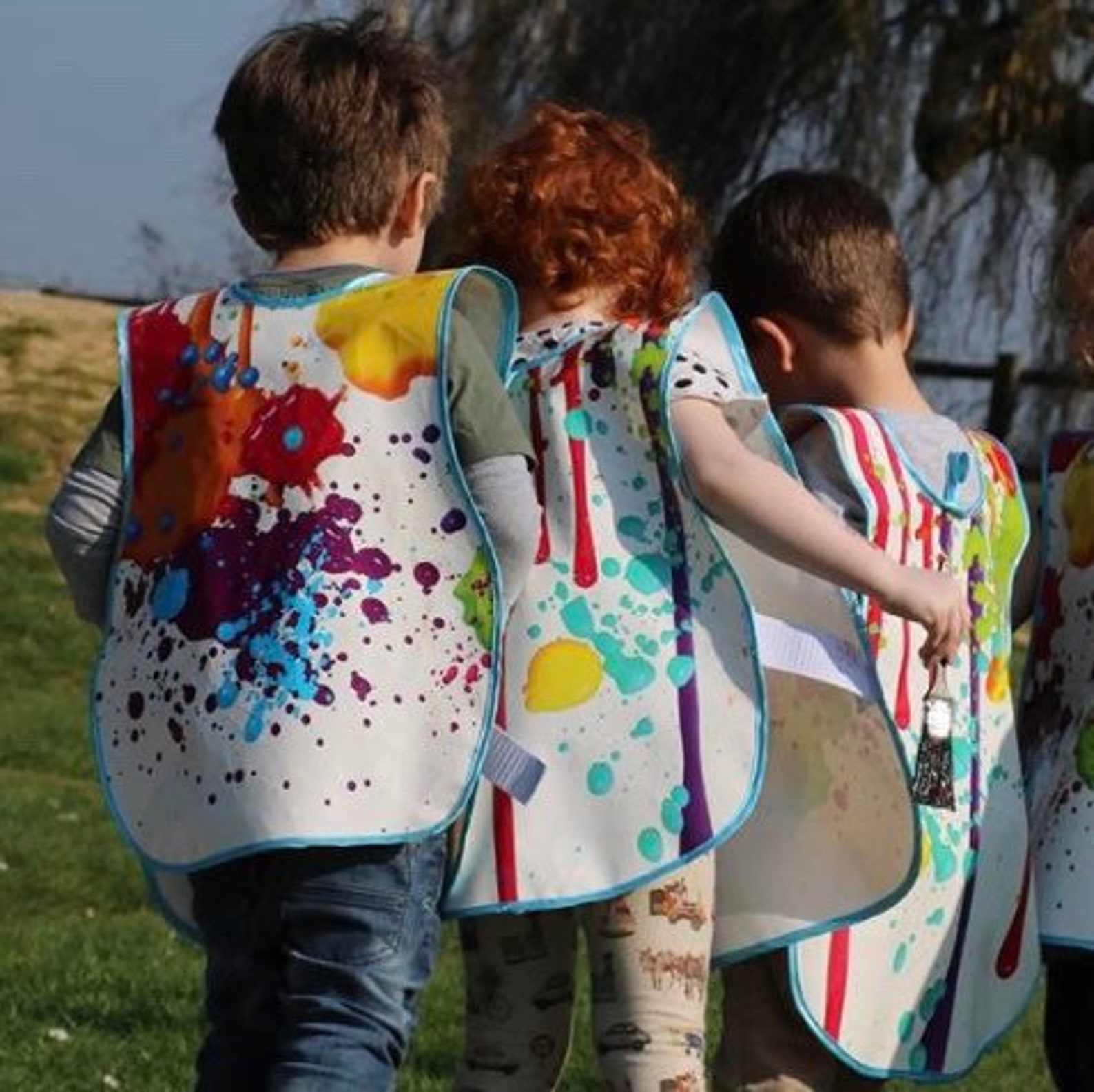 Handmade Waterproof Craft Painting Apron Tabards for Children - Etsy UK