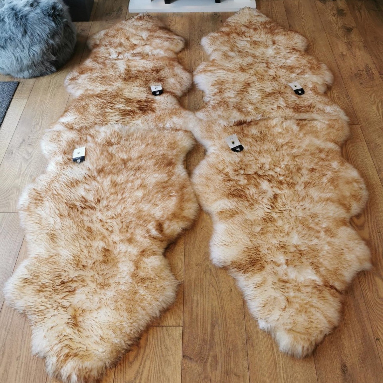 Sheepland Double Sheepskin Fur Rug Various colours | Etsy