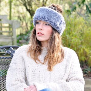 Sheepland 100% Sheepskin Shearling Headband – Various Colours - Etsy UK