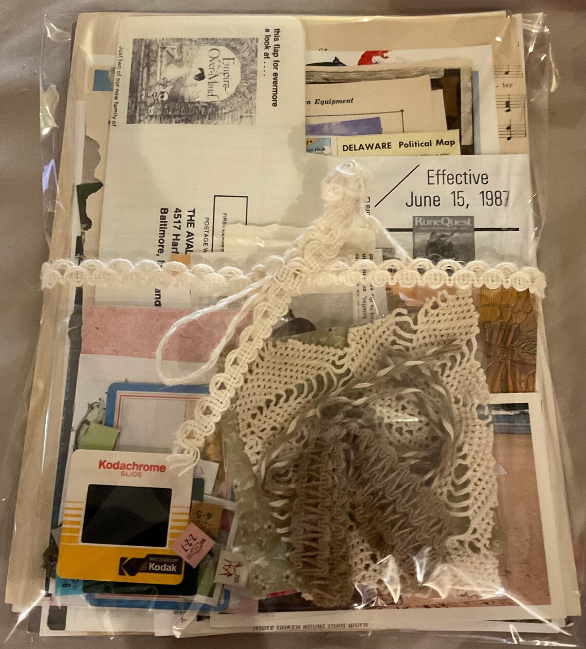 Vintage 1960-1980s Paper Embellishment Grab Bag Small 50p - Etsy