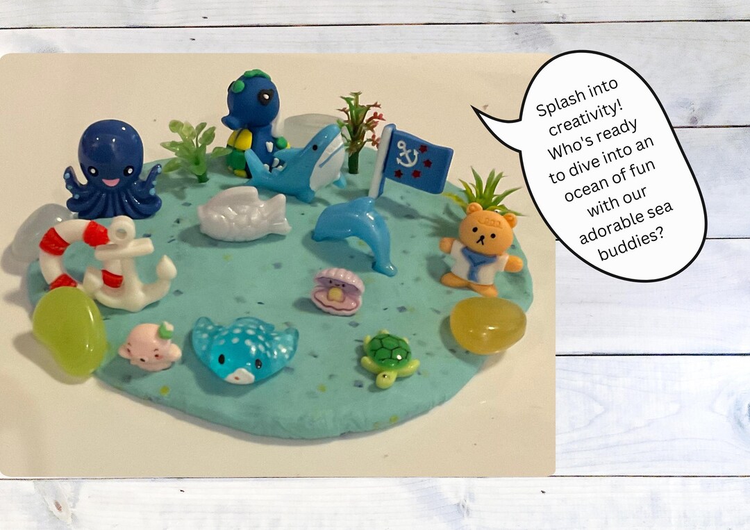 Ocean Explorer Sensory Play Dough Set - Fun Sea Creatures for Creative ...