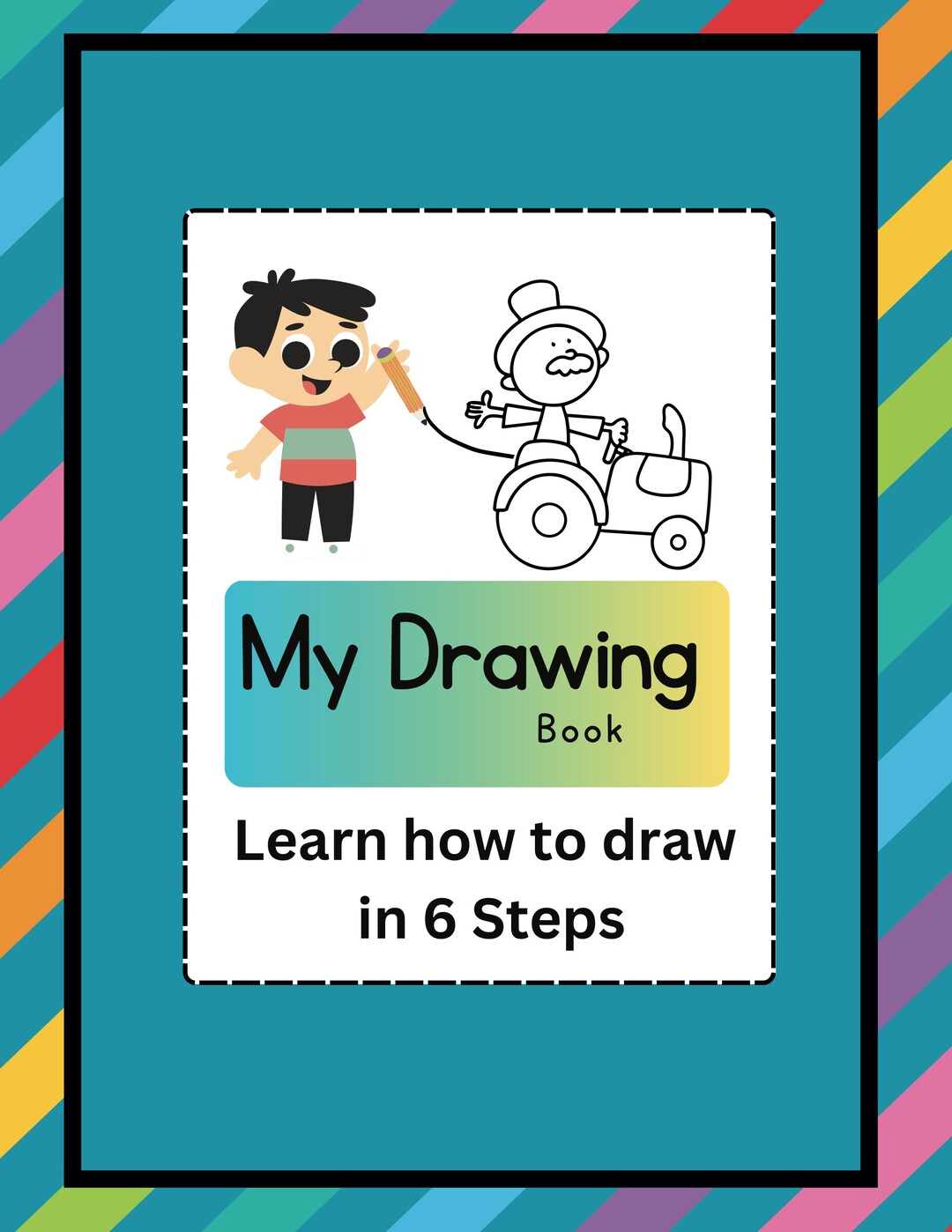 Learn to Draw in 6 Steps Prefect for Any Age - Etsy