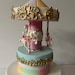 Carousel Cake Topper With Spinning Base - Etsy