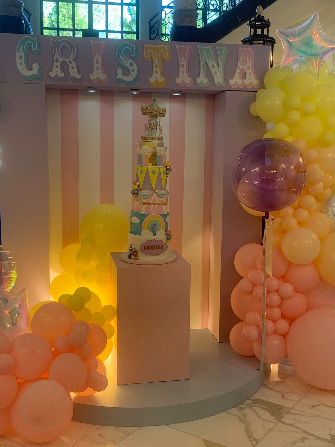 Carousel Cake Topper With Spinning Base - Etsy