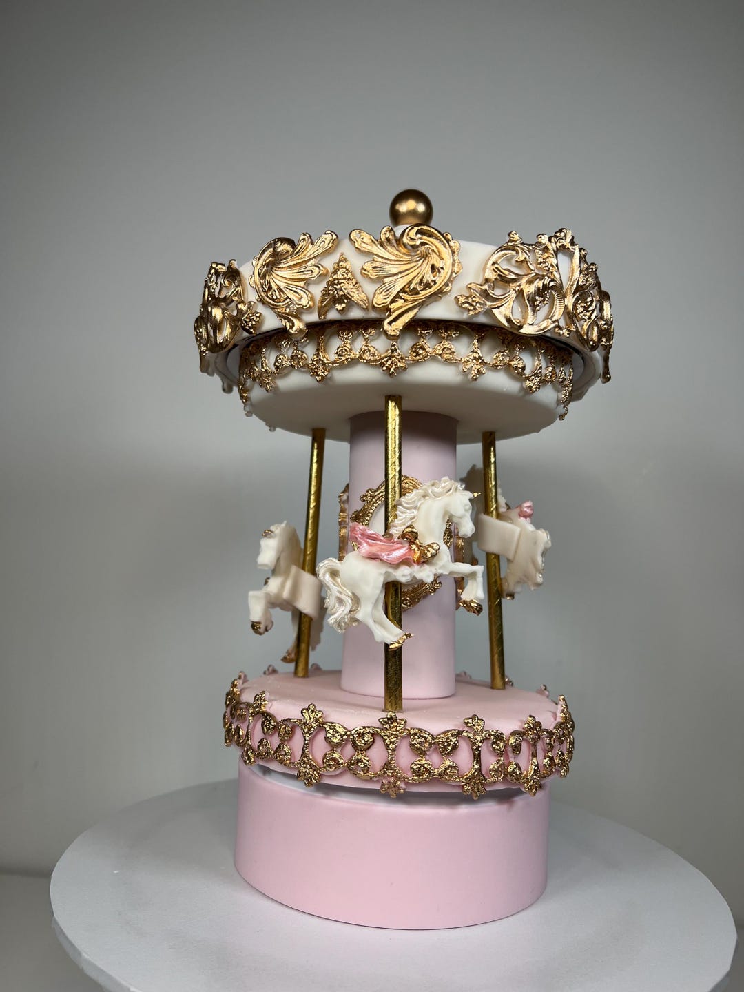 Non Spinning Carousel Cake Topper - Etsy
