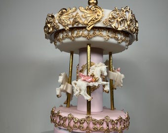Carousel Cake Topper With Spinning Base - Etsy
