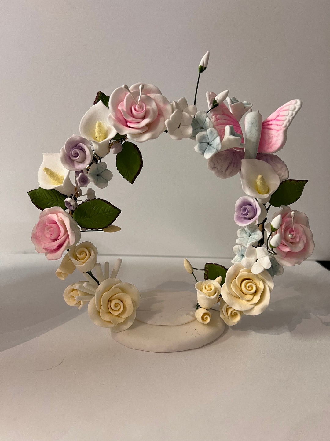 Floral-garden Cake Topper - Etsy