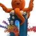 Octopus Cake Topper - Etsy