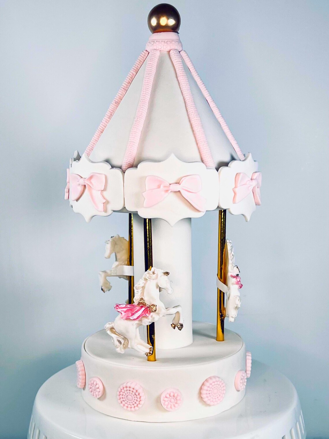 Non Spinning Carousel Cake Topper - Etsy
