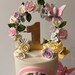 Floral-garden Cake Topper - Etsy