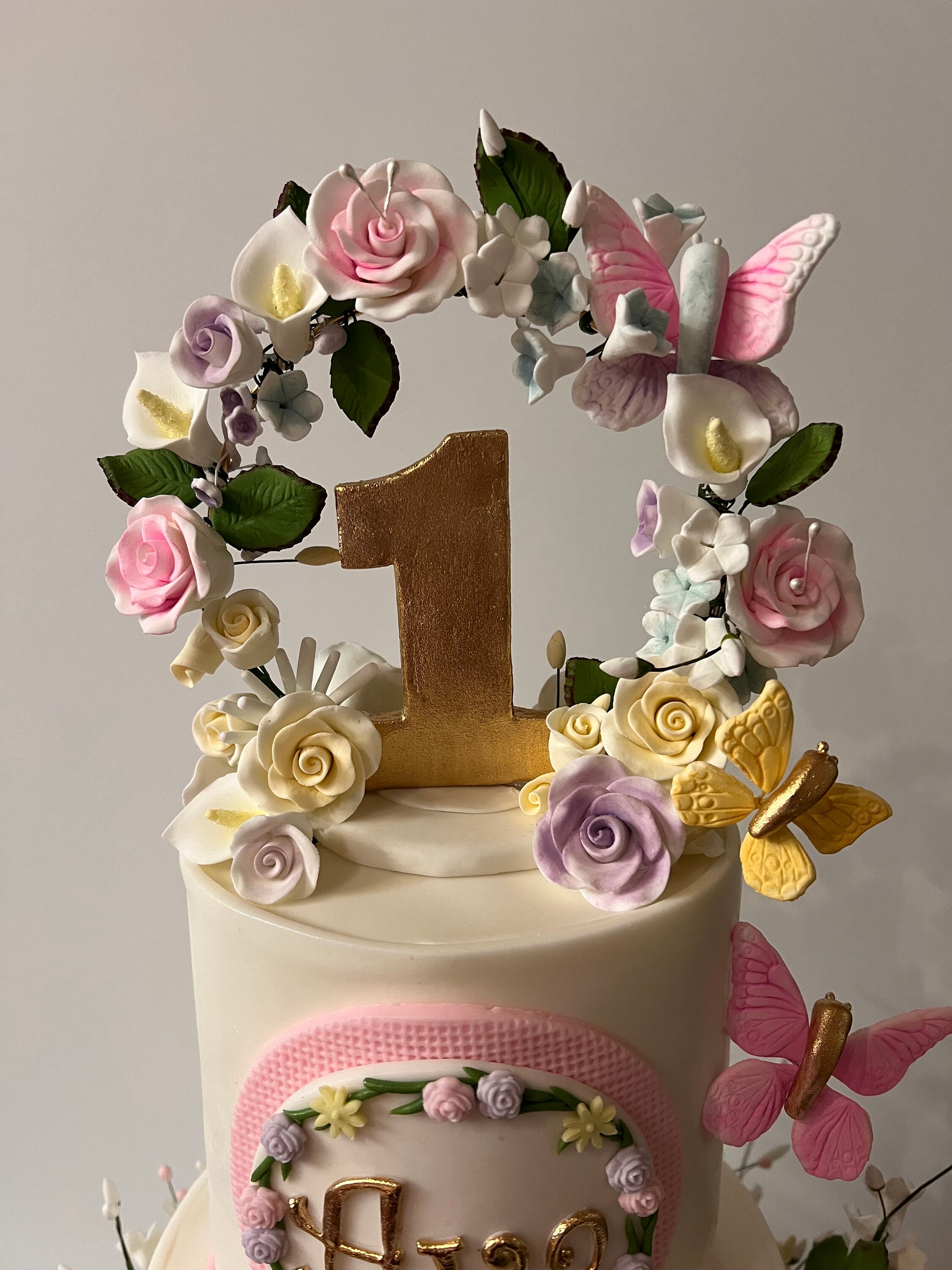 Floral-garden Cake Topper - Etsy