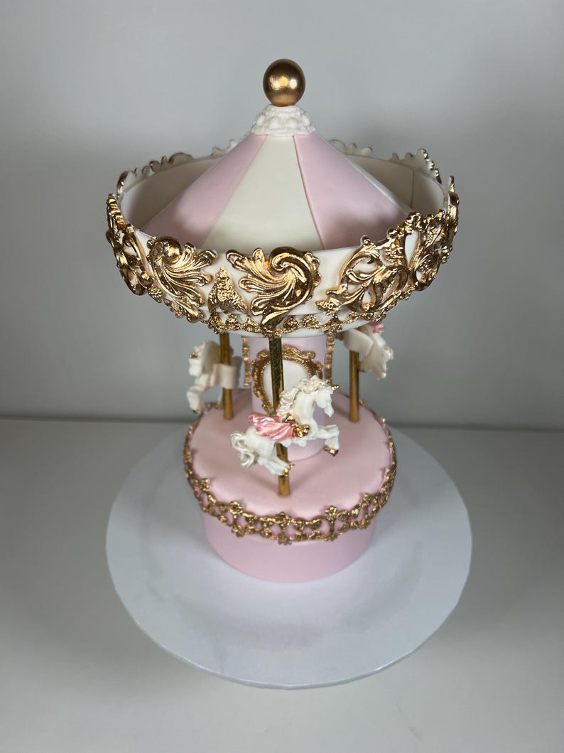 Non Spinning Carousel Cake Topper - Etsy