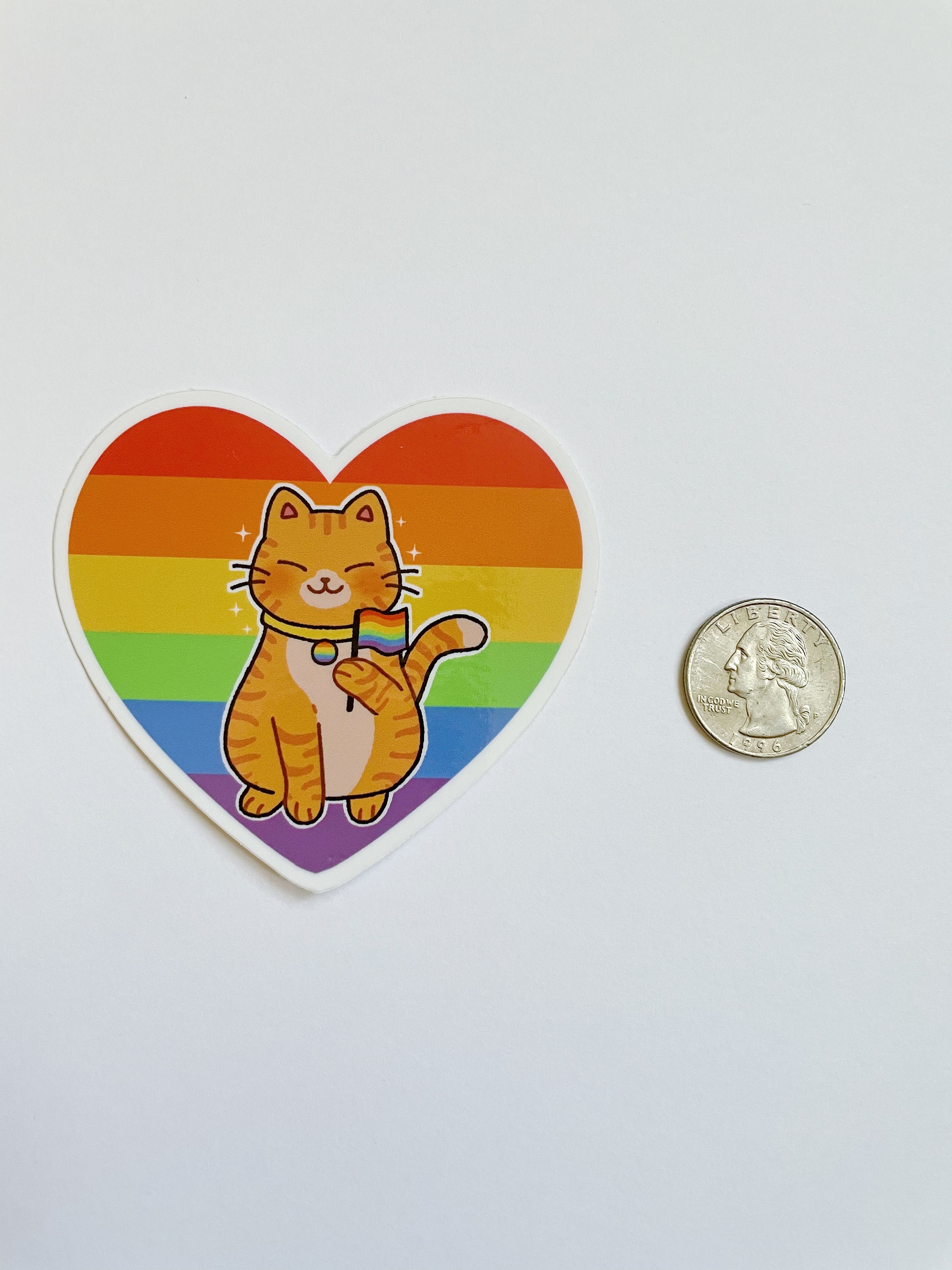 Purr-ide Stickers Pride Cat Vinyl Stickers LGBTQ Gay - Etsy
