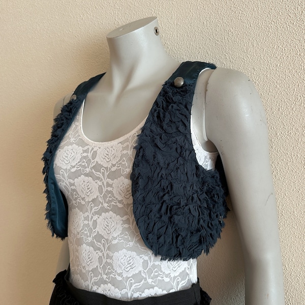 Ruffle Vest - Etsy