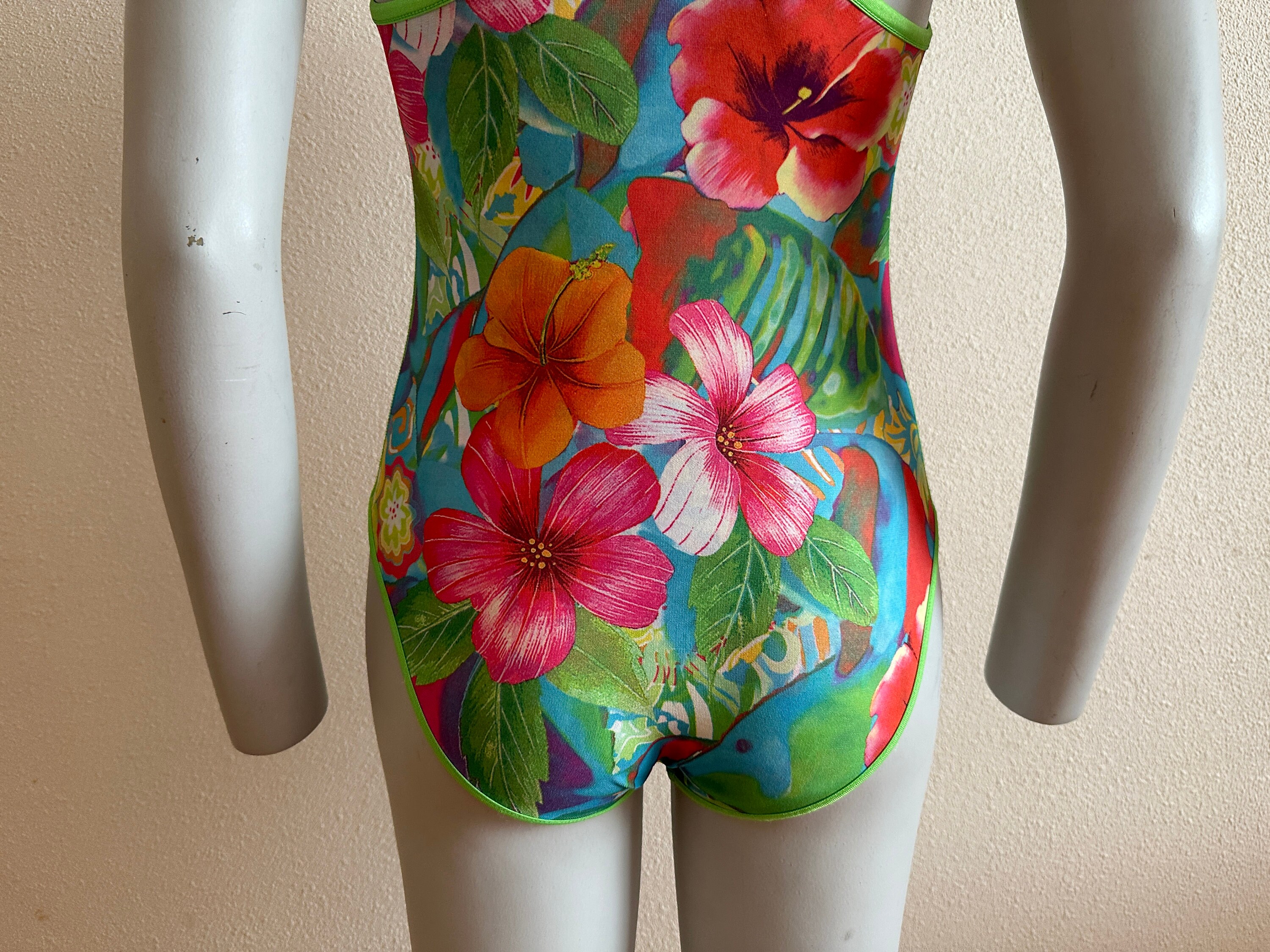 Vintage Speedo One Piece Swimsuit Flower Print Swimwear - Etsy